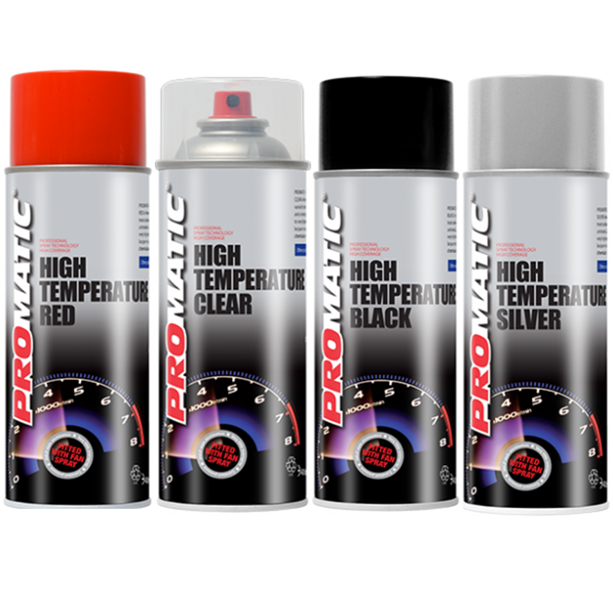 Promatic High Temperature 400ML Aerosol (Various Colours) – The Aerosol ...